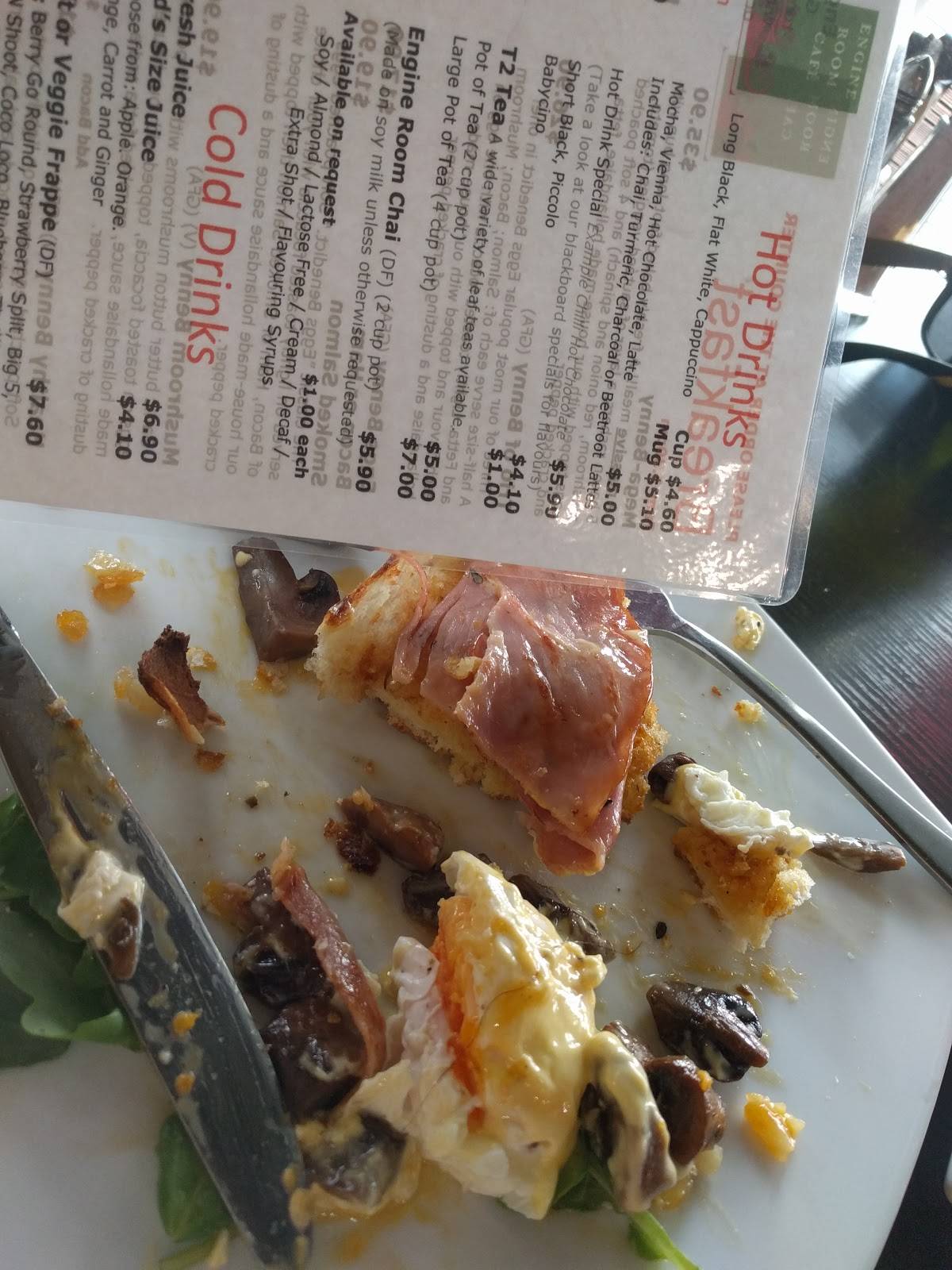 Menu at Engine Room Cafe And Restaurant Toowoomba, Toowoomba City