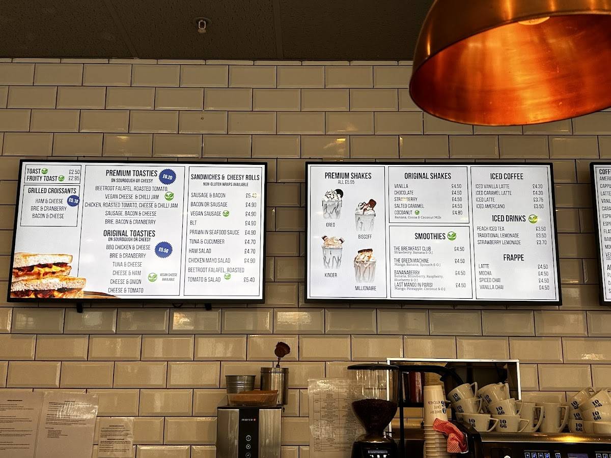 Menu at 1066 Bakery Café Kitchen Priory Meadow, Hastings