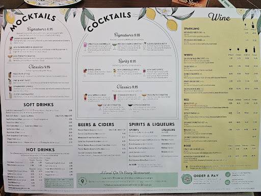 Menu at ASK Italian restaurant, Marlborough, 101 High St
