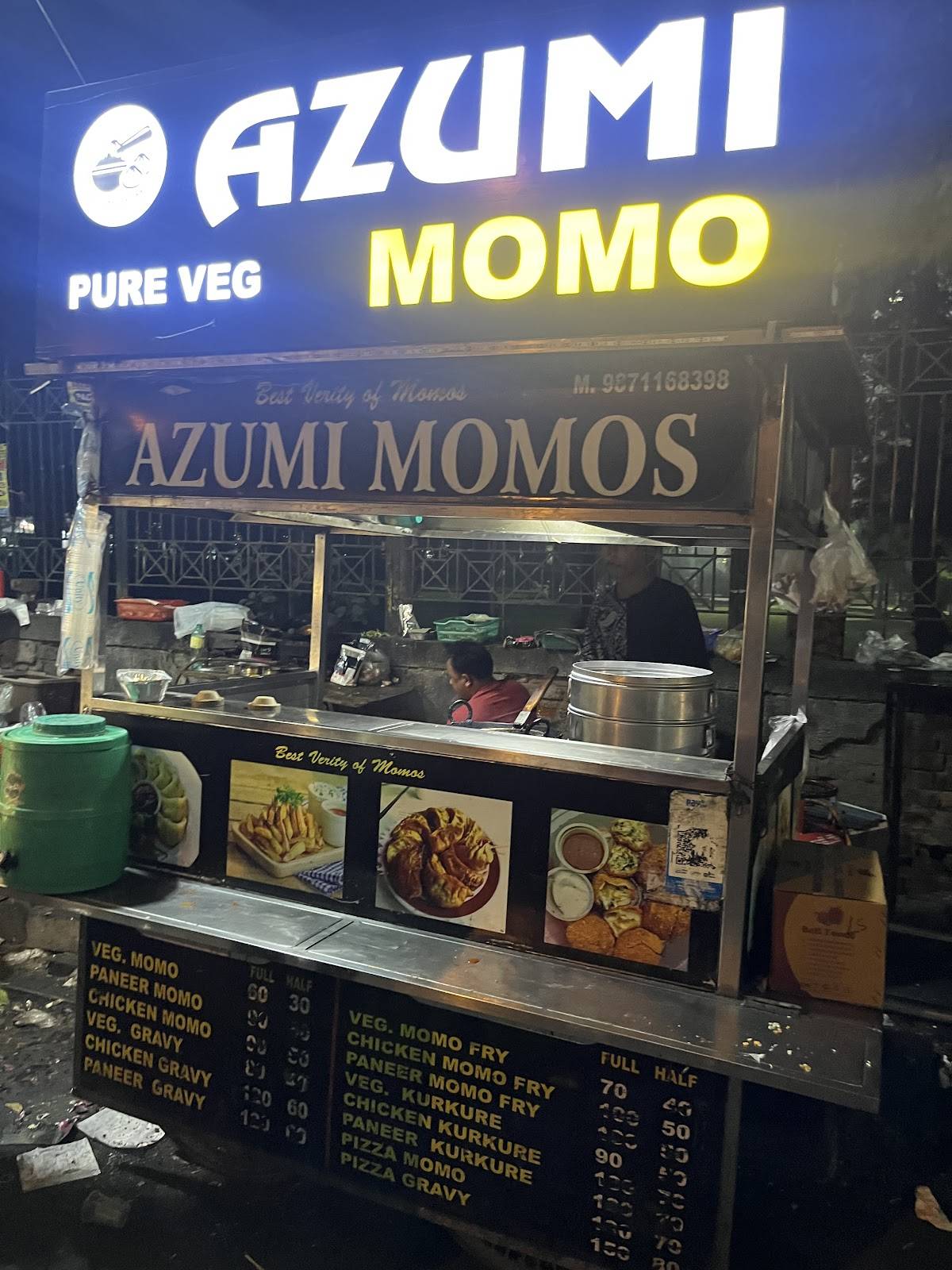 Menu at AZUMI MOMO, New Delhi