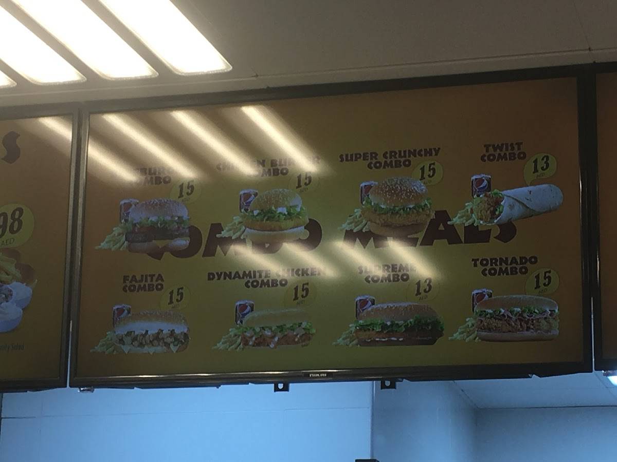 Menu at Crispy Chicken-Hamdan St.كرسبي تشكن ش. حمدان restaurant, Abu ...