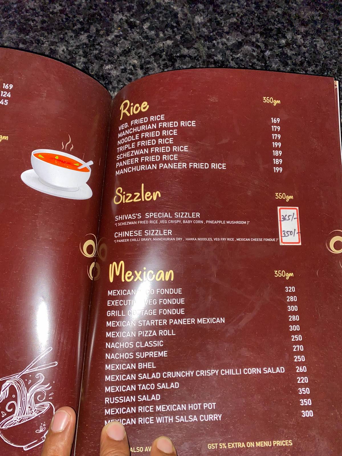 Menu at Shiva's Coffee Bar & Snacks (Tapovan Circle), Ahmedabad