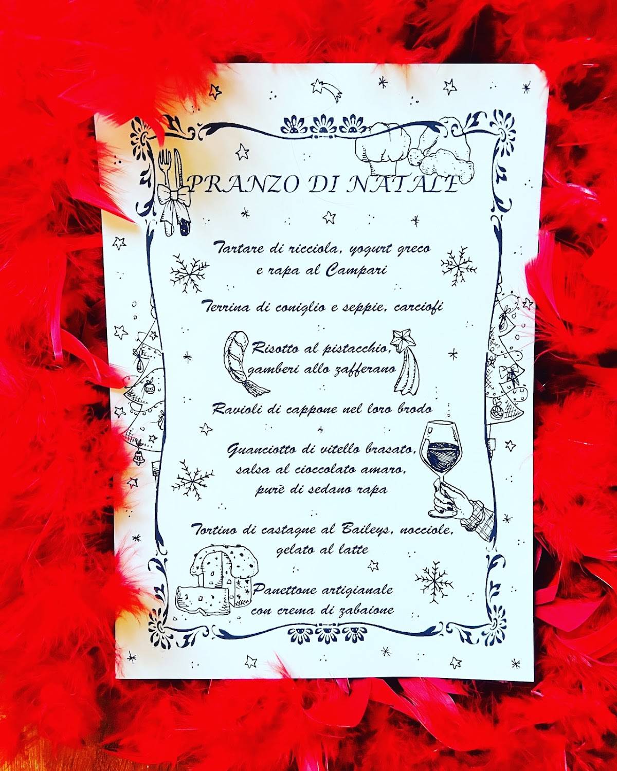 Menu at Al Pont de Ferr restaurant, Milan