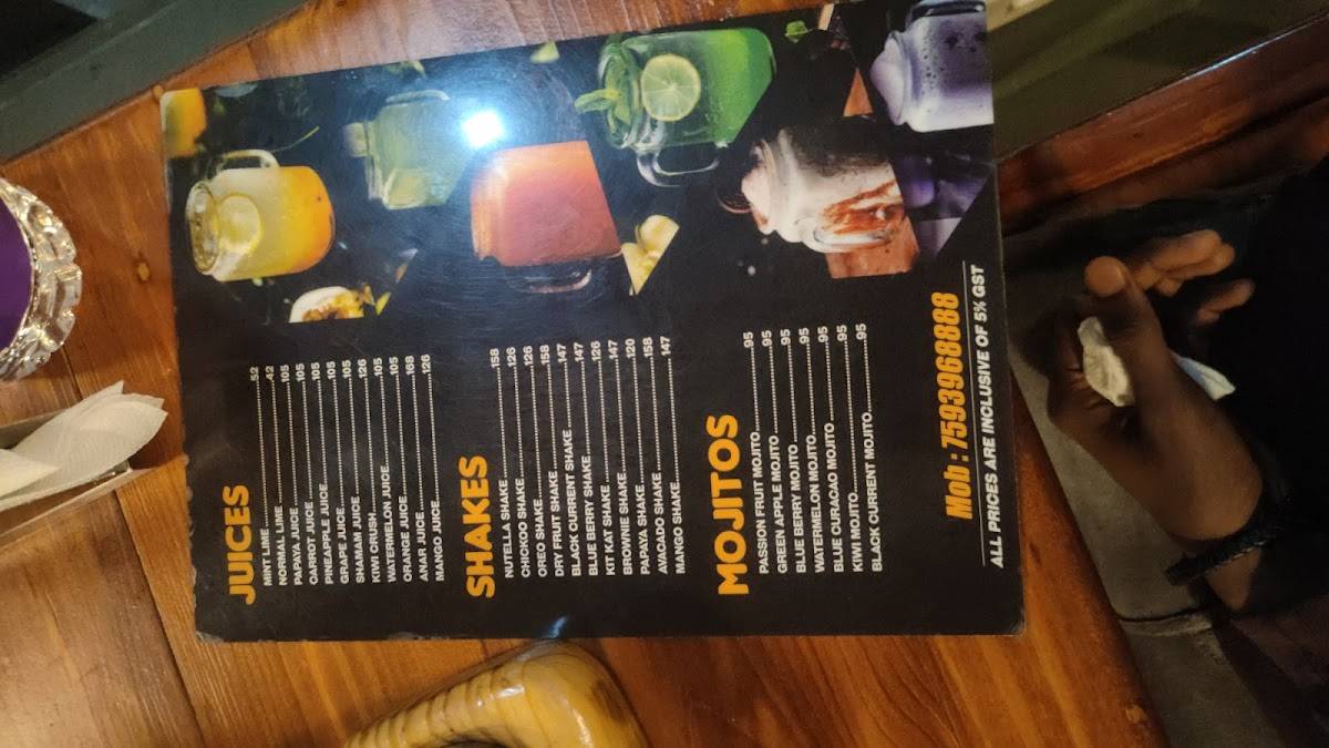 Menu at Al Taza - Edappally, Ernakulam