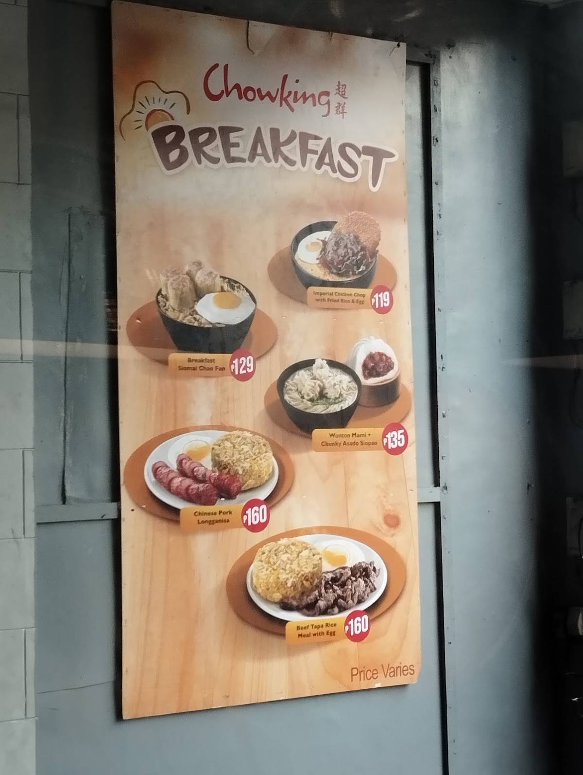 Menu at Aling Mely's Carinderia restaurant, Malabon