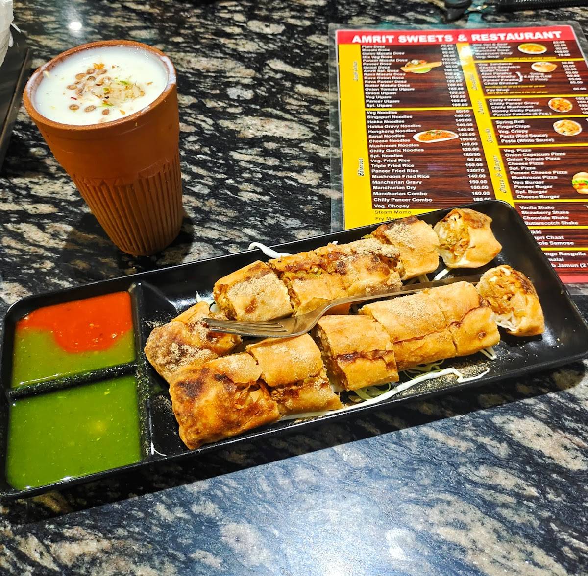 Menu at Amrit Restaurant, Khatima