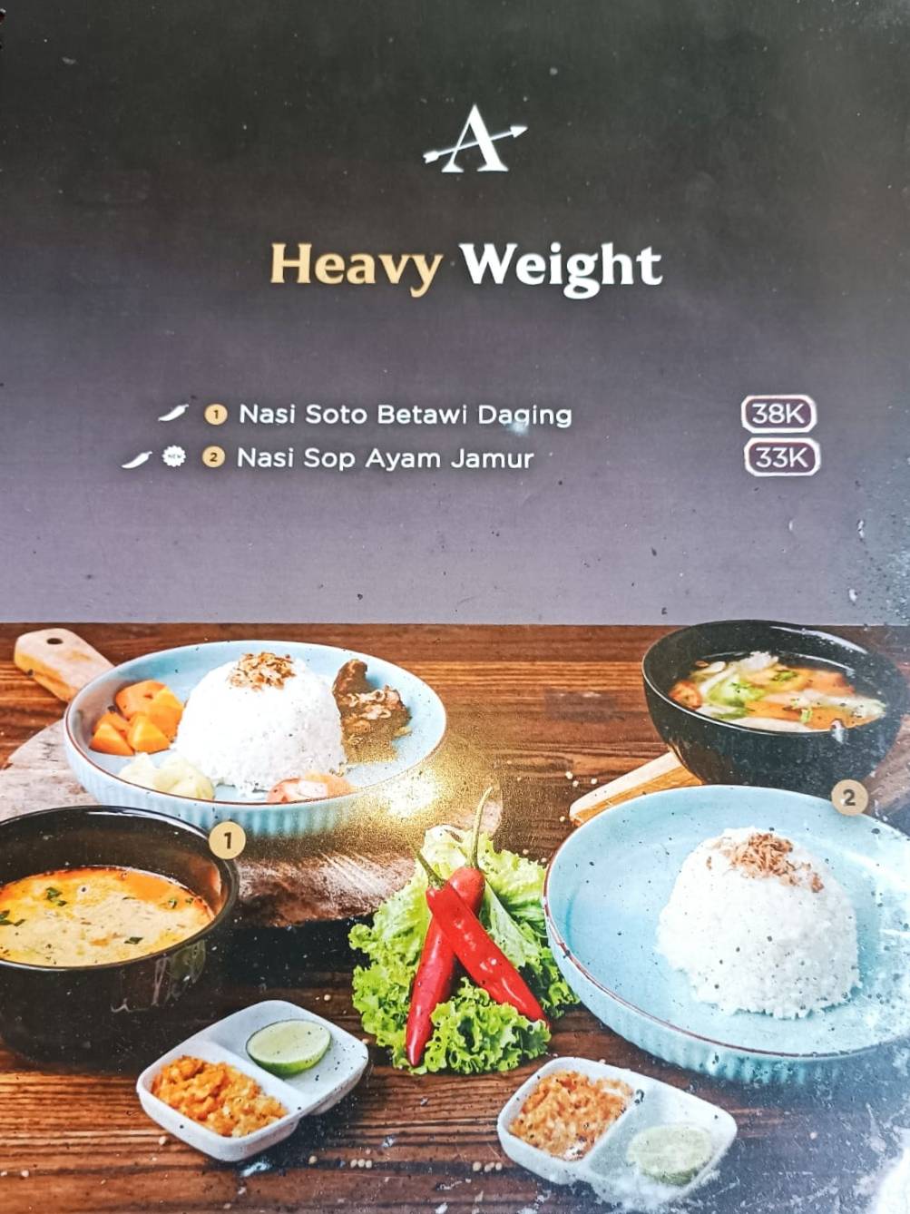 Menu at Anak Panah Kopi Salatiga restaurant, Salatiga