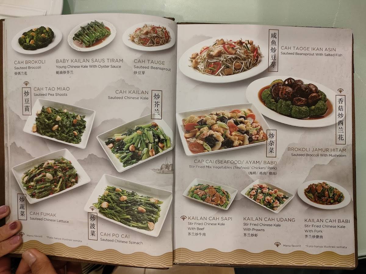 Menu at Angke Restaurant - Kelapa Gading, North Jakarta, Ruko MOI