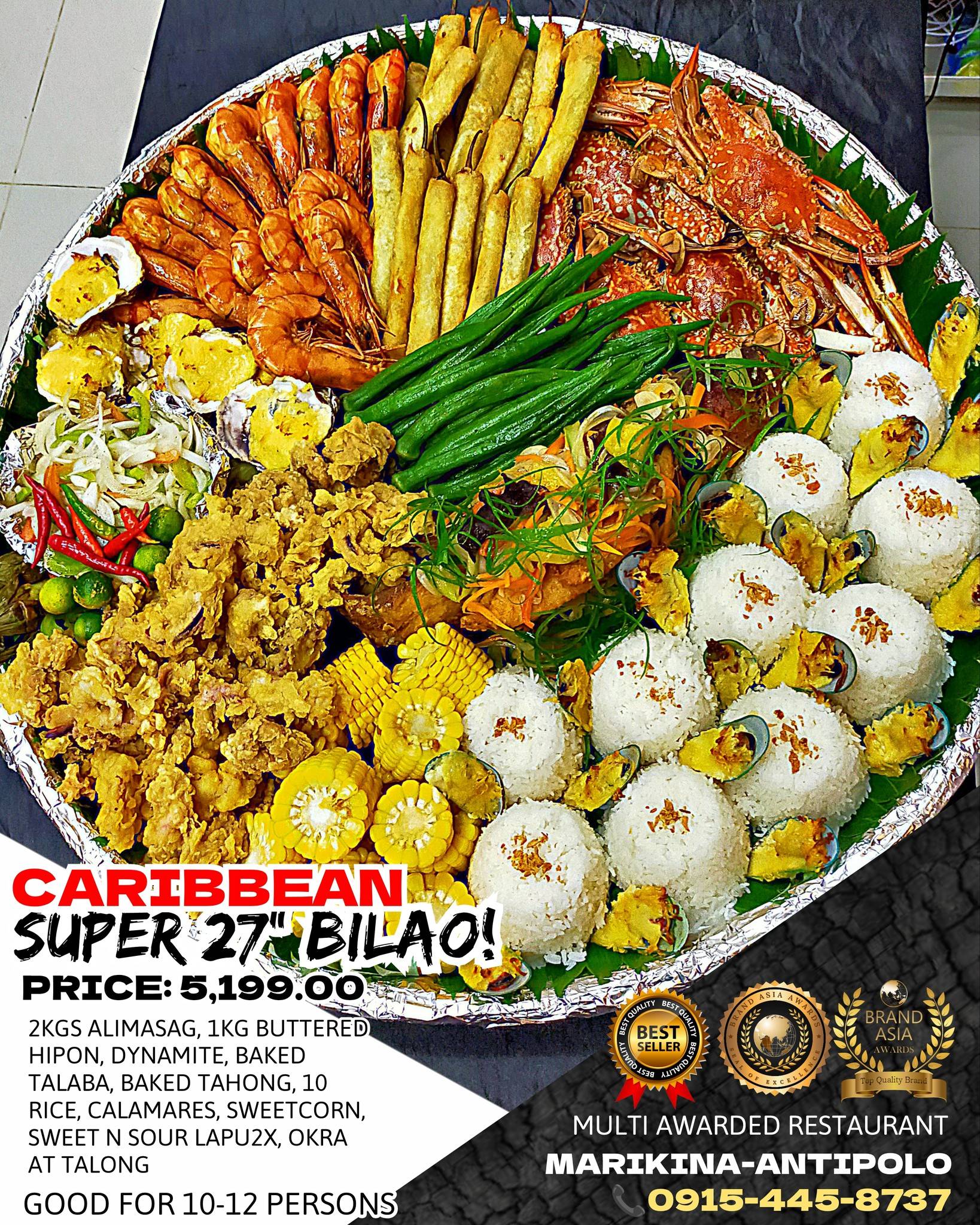 Menu at Dampa sa Cogeo restaurant, Antipolo, J5C8+HXH