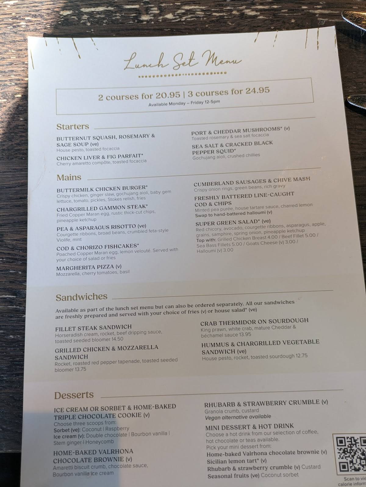 Menu at Apple Tree Gerrards Cross pub & bar, Gerrards Cross