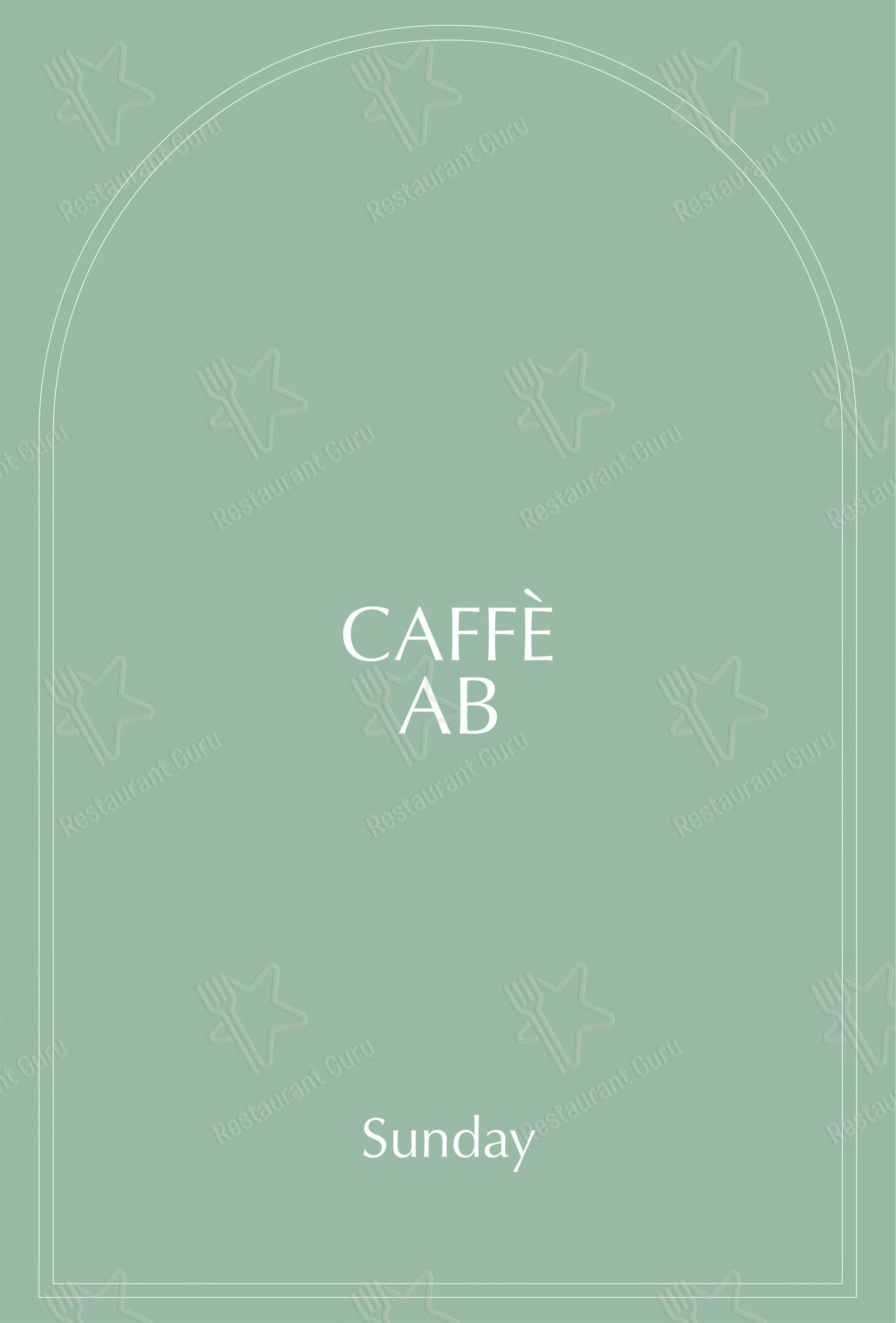Menu at Arighi Bianchi cafe, Macclesfield, The Silk Rd