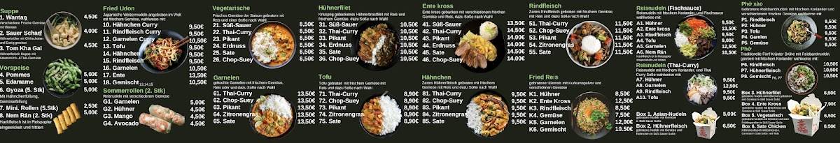 Speisekarte von Asia Mr. Le, Neutraubling