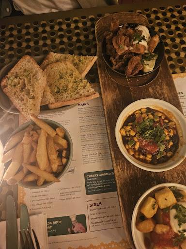 Menu at Athro Lounge restaurant, Aberystwyth