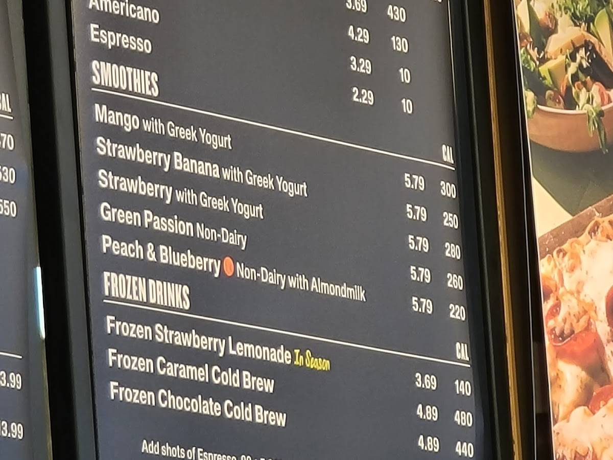 Carta del café Panera Bread, Smyrna, Spring Hill Pkwy SE