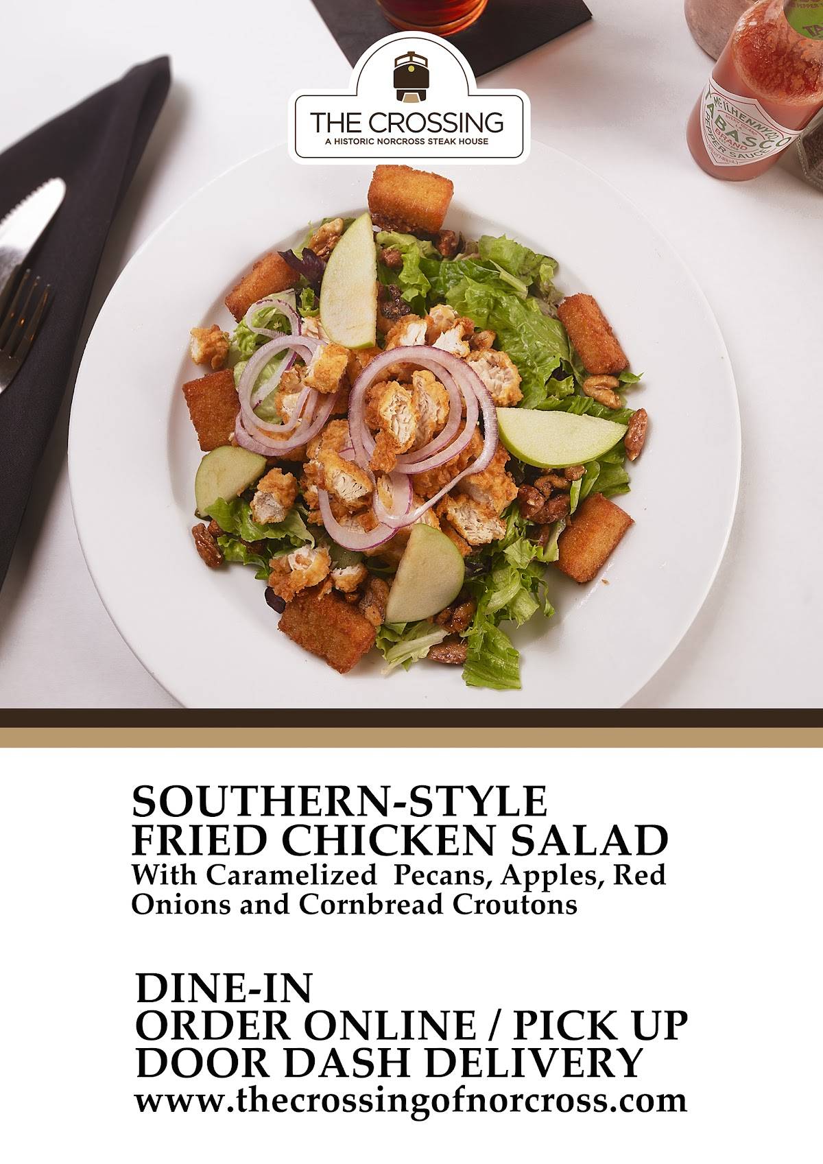 Menu at The Crossing Steakhouse, Norcross