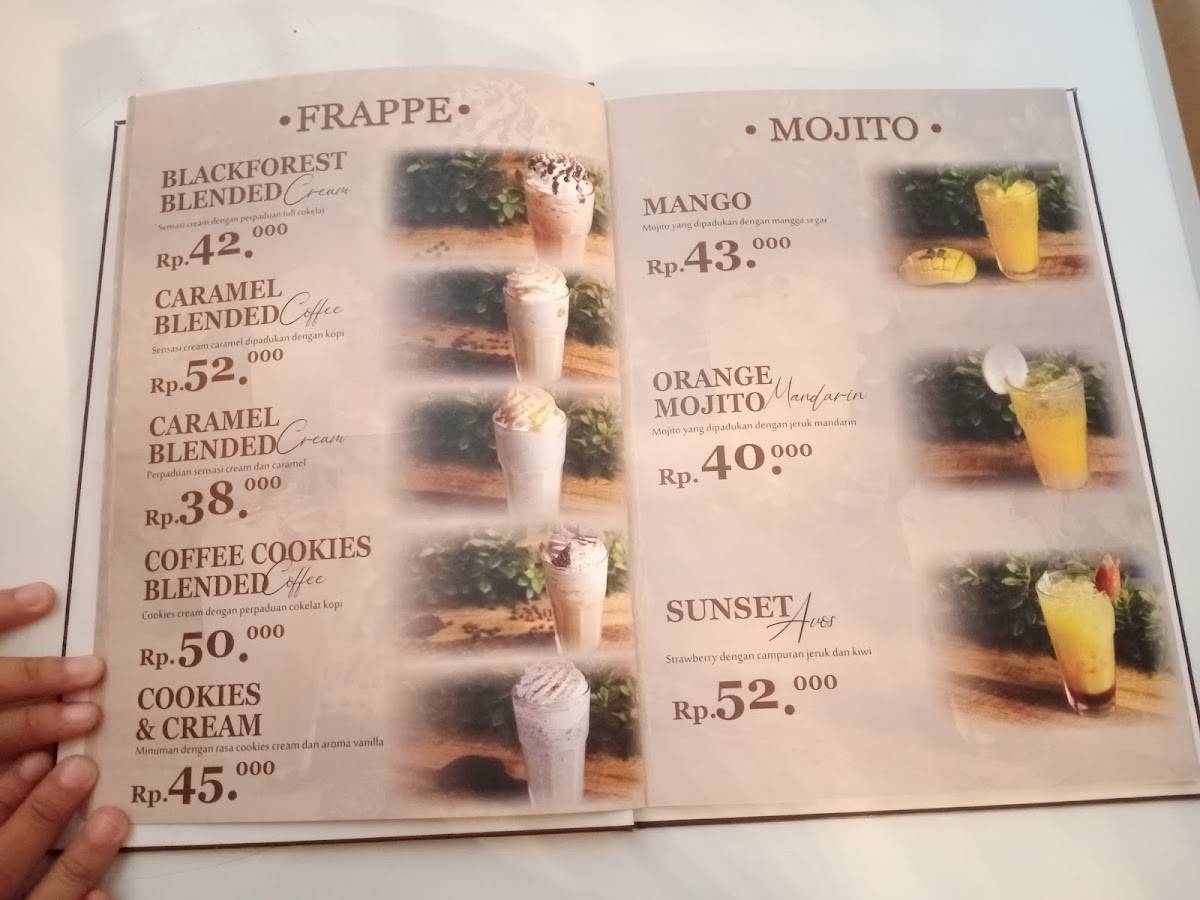 Menu at Avos Coffee & Resto restaurant, Medan