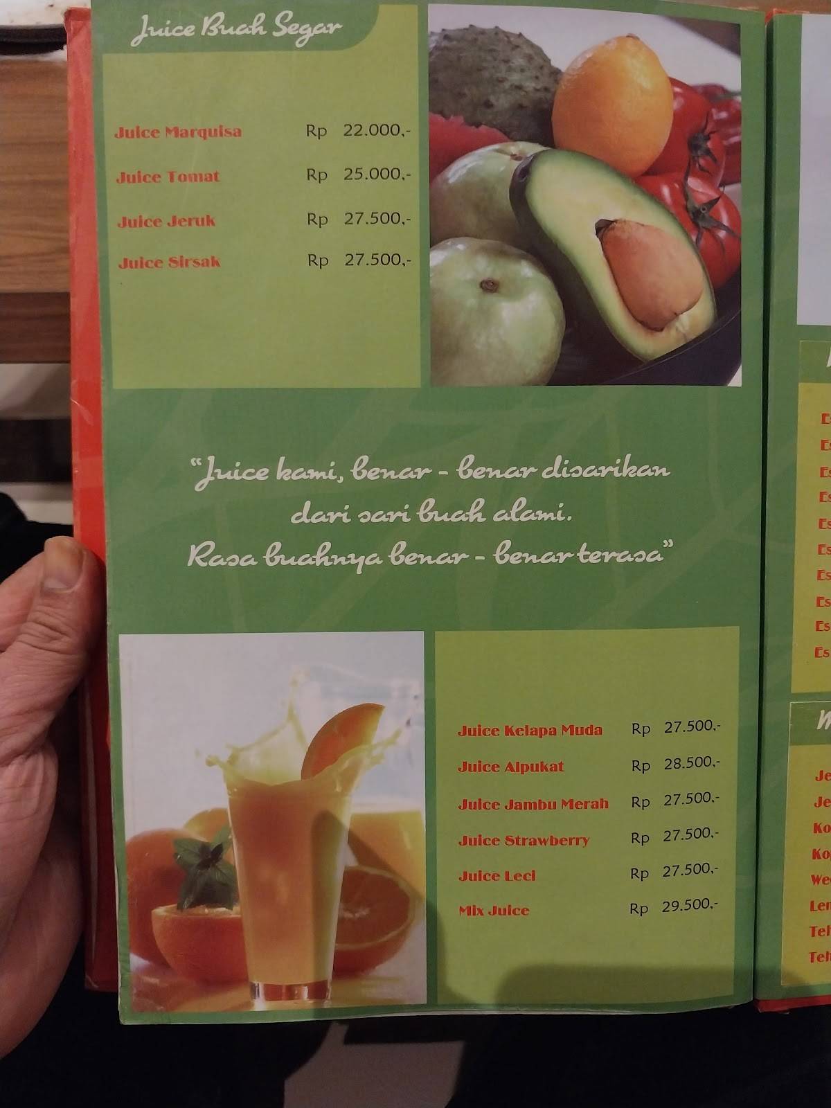 Menu at Ayam Tulang Lunak Malioboro restaurant, Surabaya, Jl. Raya ...