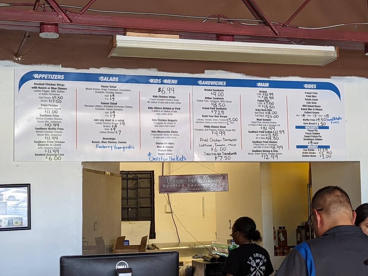 Menu at Hot Mess BBQ & Soul Food, Albuquerque, Eubank Blvd NE
