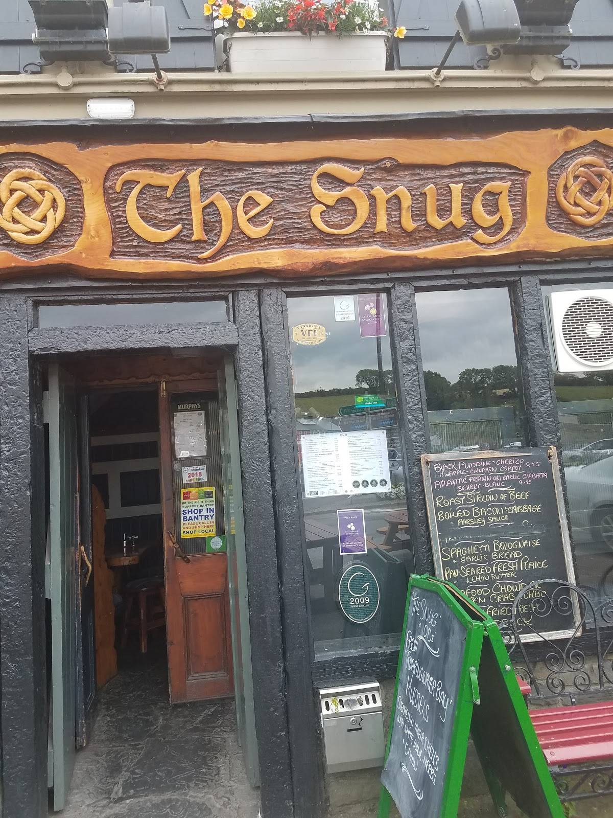 Menu at The Snug pub & bar, Bantry, The Quay