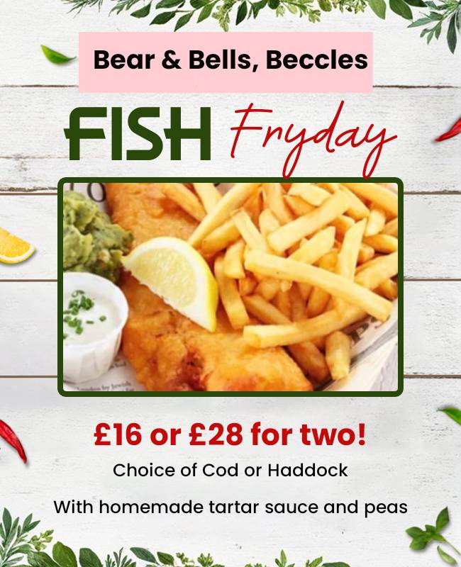 Menu at The NEW Bear and Bells Beccles pub & bar, Beccles