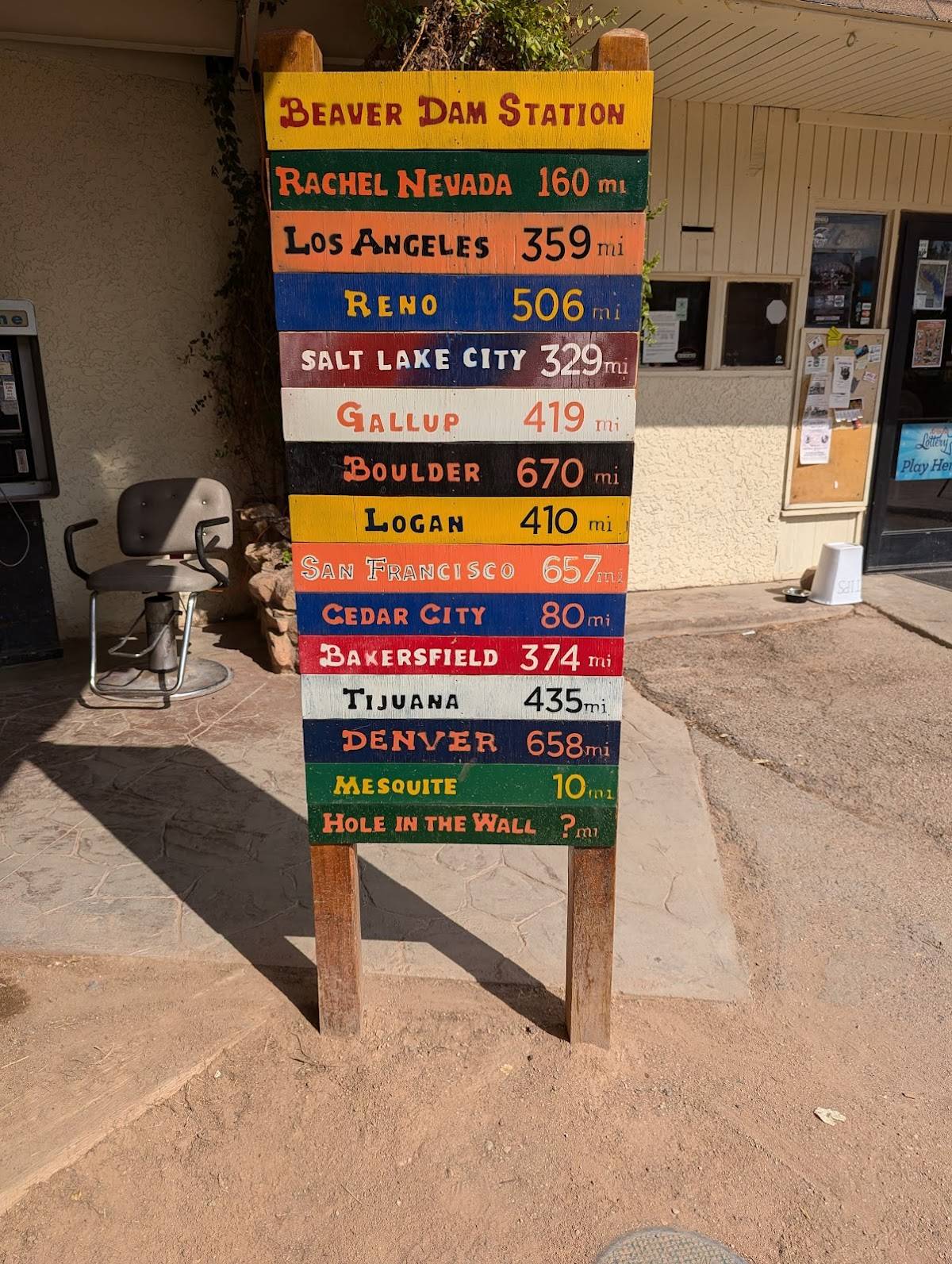 Menu at Beaver Dam Bar, Beaver Dam