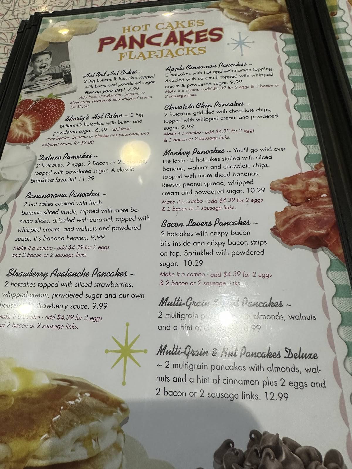 Menu at Beeps Diner restaurant, Simi Valley