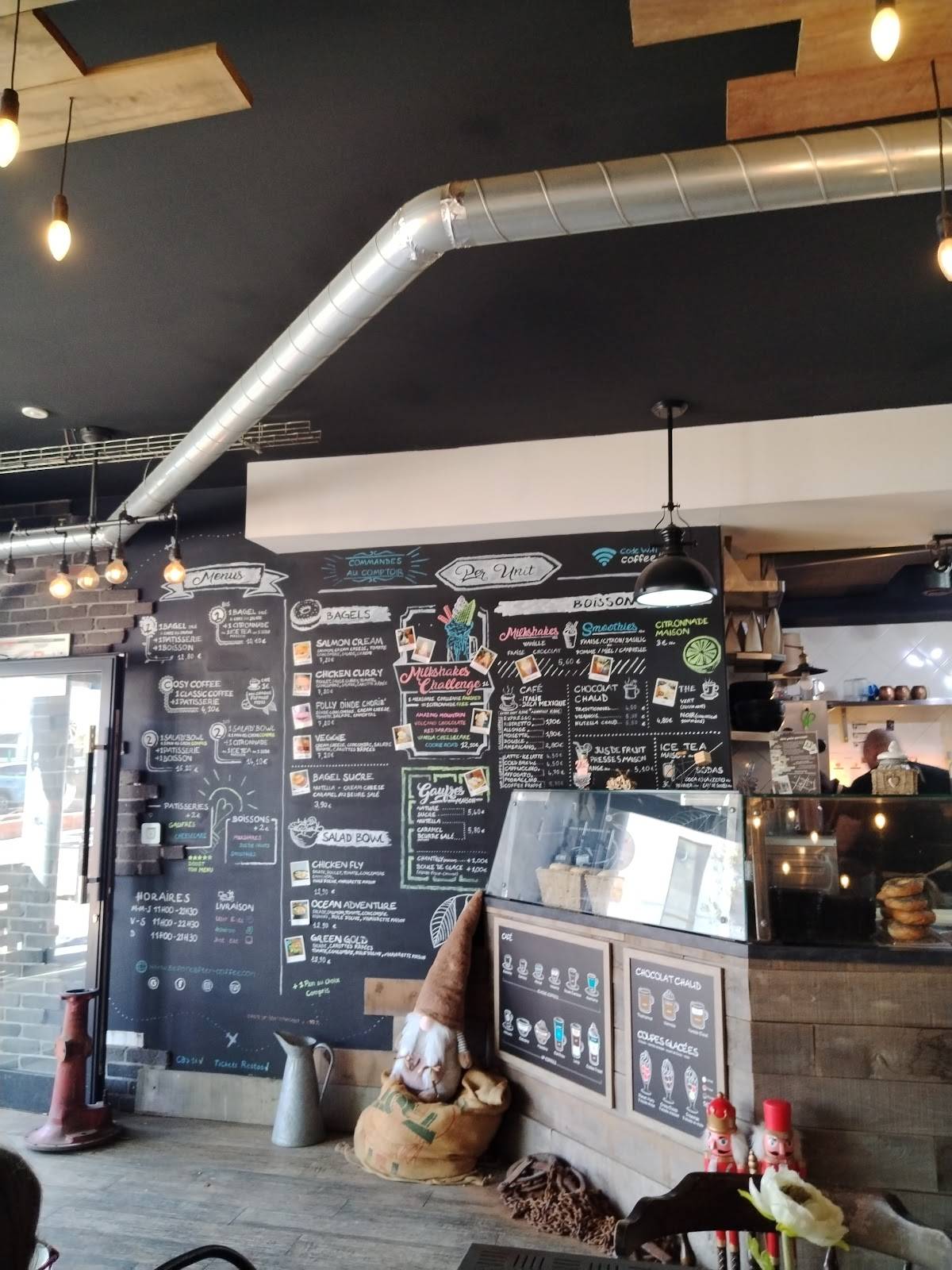 Menu au Before After Coffee restaurant, Palaiseau