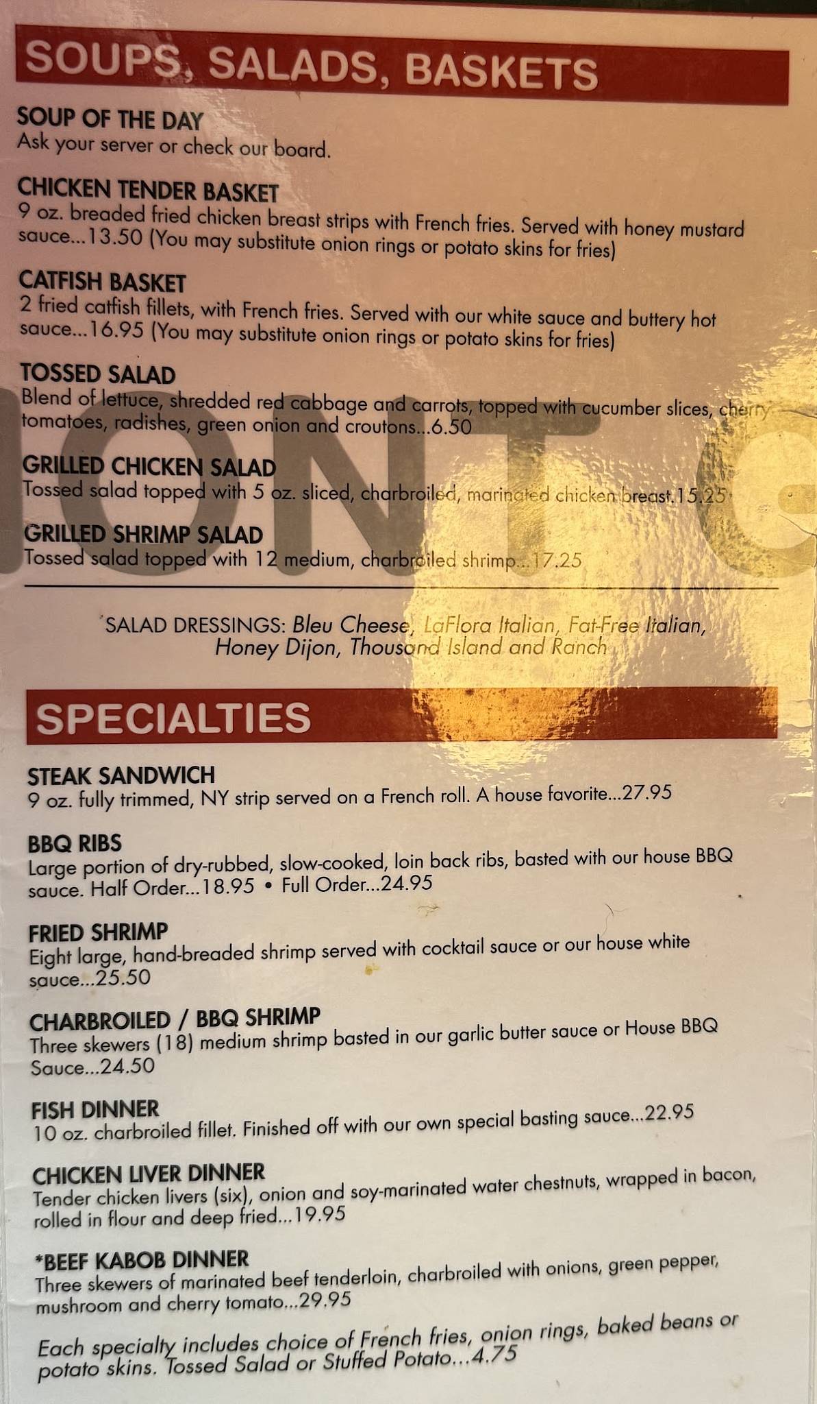 Menu at Belmont Grill pub & bar, Memphis, Poplar Ave
