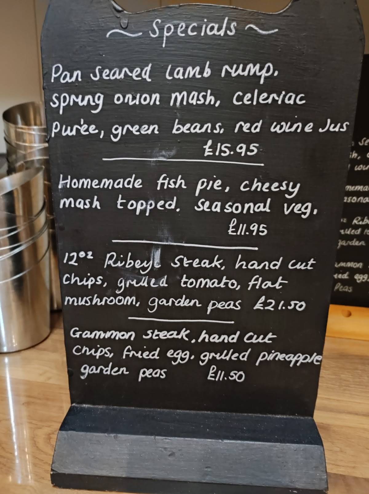 Menu at Black Boy Inn, Heage pub & bar, Heage