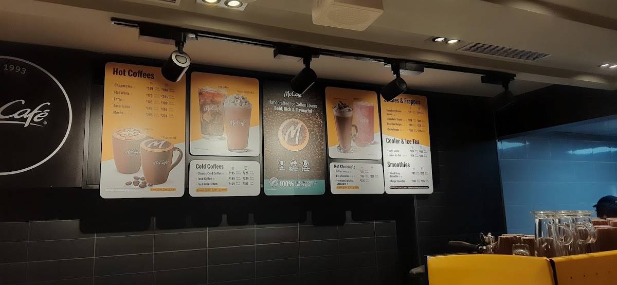 Menu at McDonald's, Bengaluru, Velankani Drive