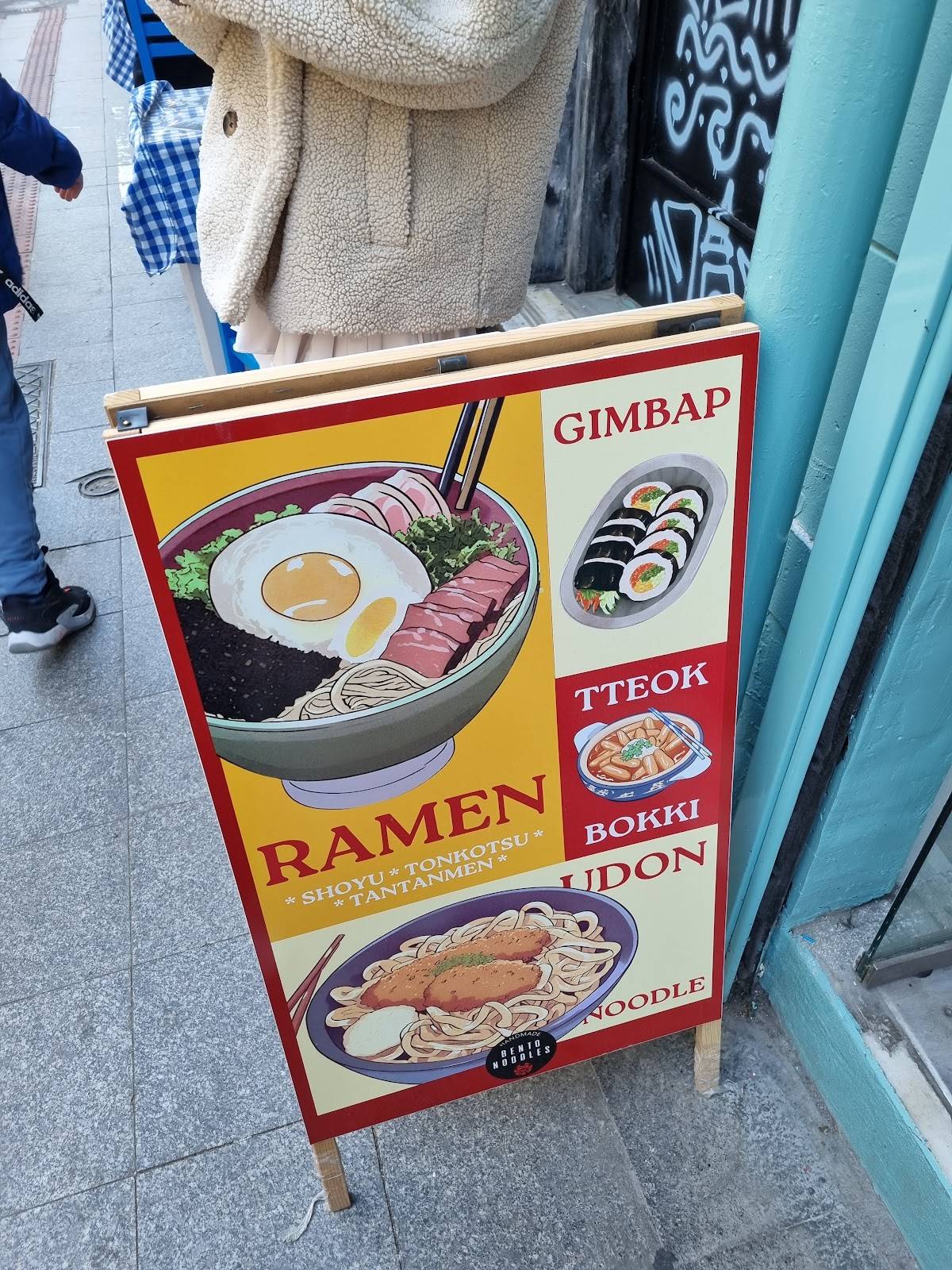 Menu at Bento Noodles Yeldeğirmeni, Istanbul, Duatepe Sk. no:19/A