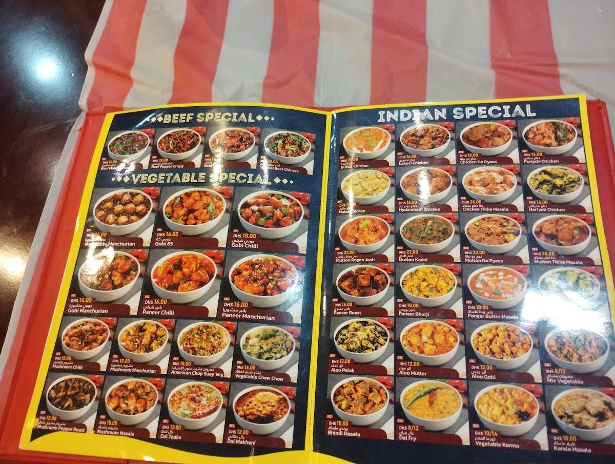 Menu at Best chicken restaurant tourist club area Abu Dhabi, Abu Dhabi