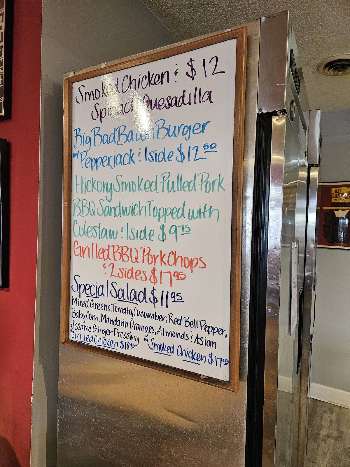 Menu at Big Bad Wolf Smokehouse Grill BBQ, Mount Juliet