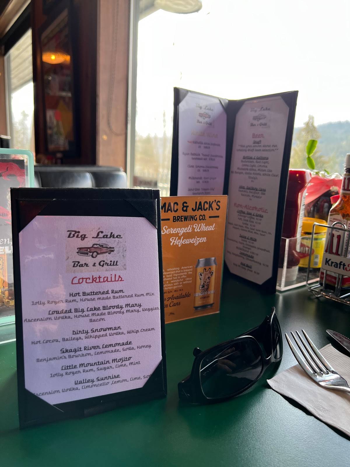 Menu at Big Lake Bar & Grill, Mount Vernon
