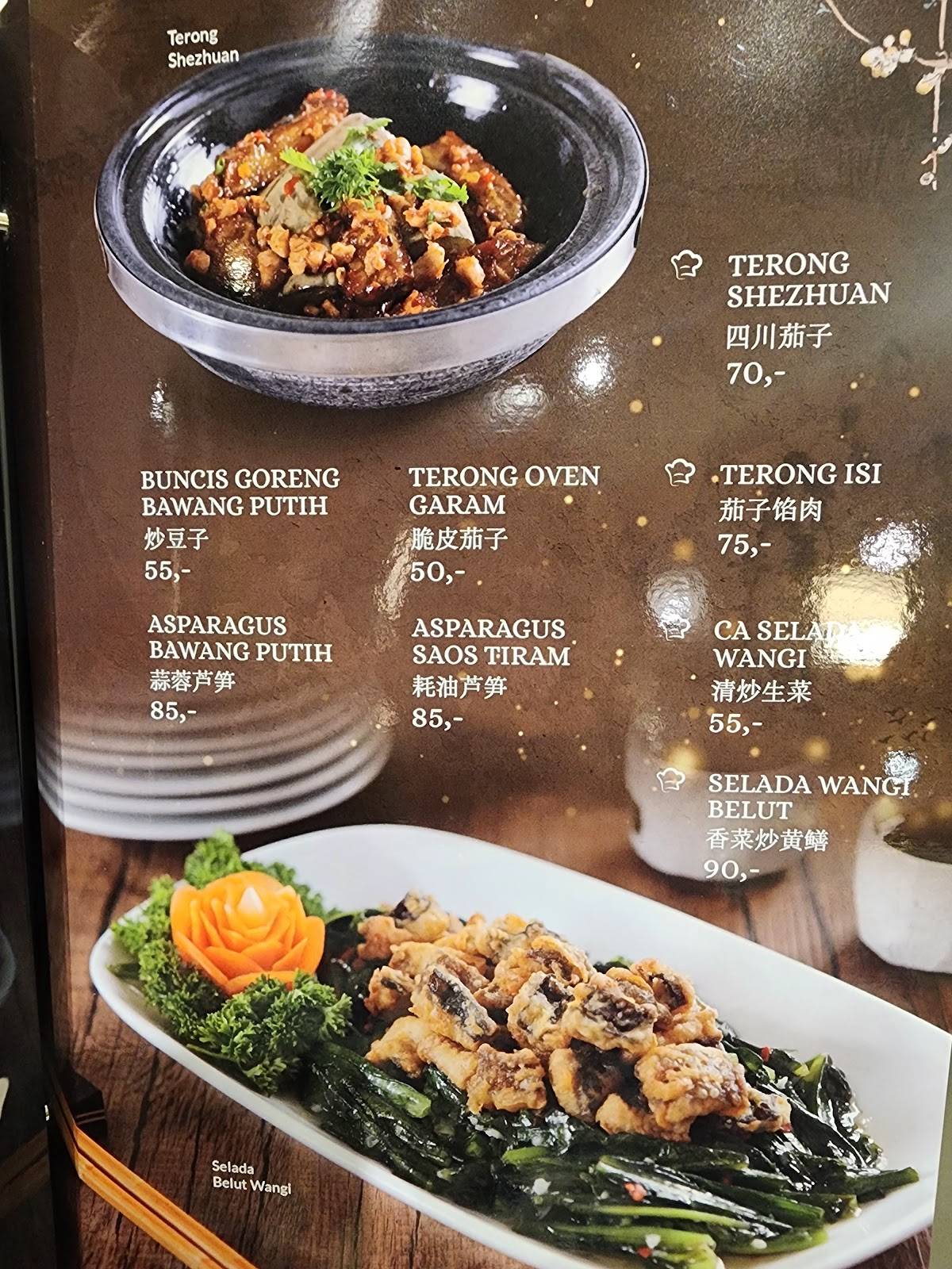 Carta del restaurante Bima Manyar (Chinese Cuisine), Surabaya, Jl ...