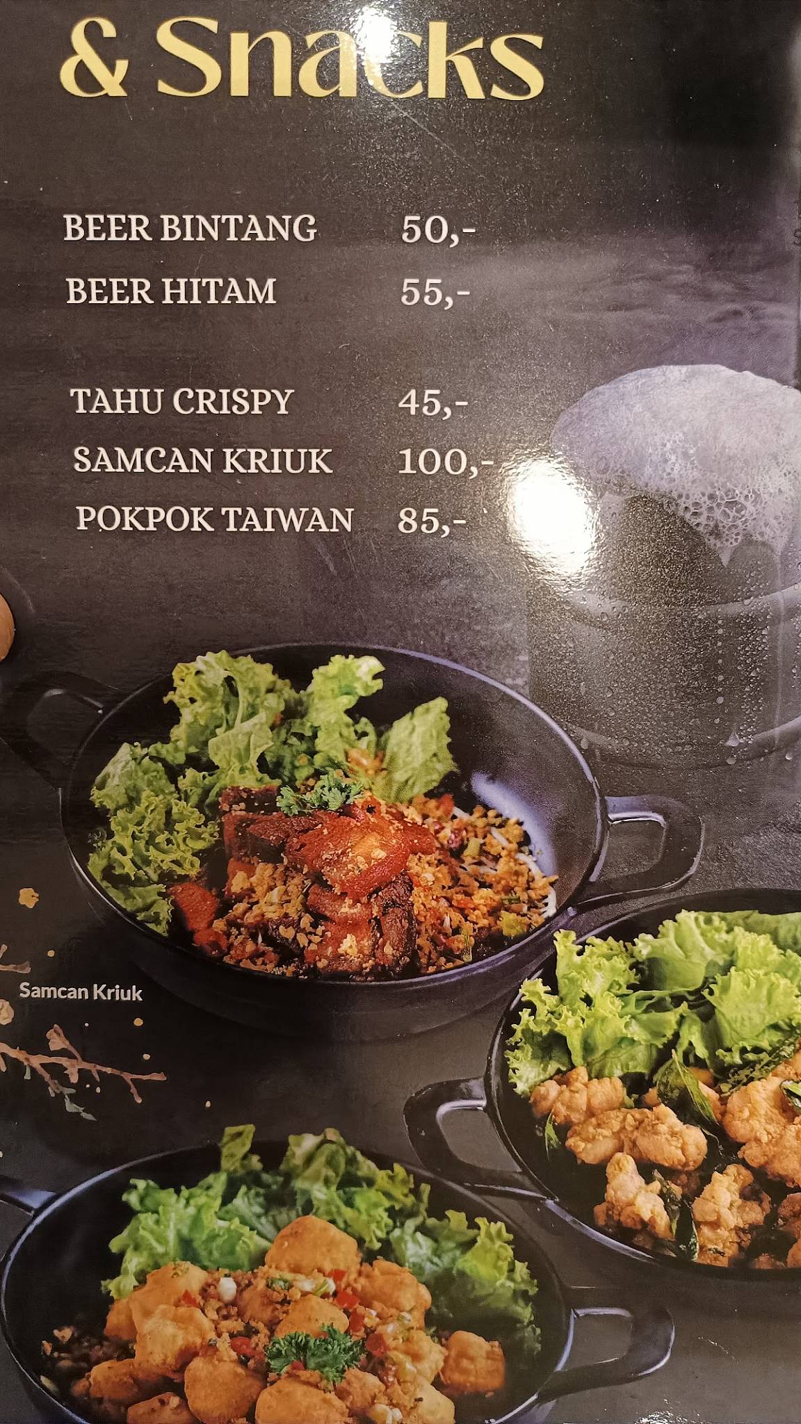 Carta del restaurante Bima Manyar (Chinese Cuisine), Surabaya, Jl ...