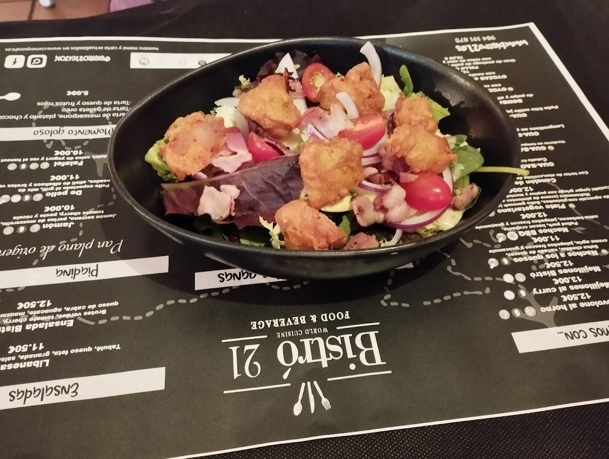 Carta del restaurante Bistró 21, Gijón, calle Aguado nr 21