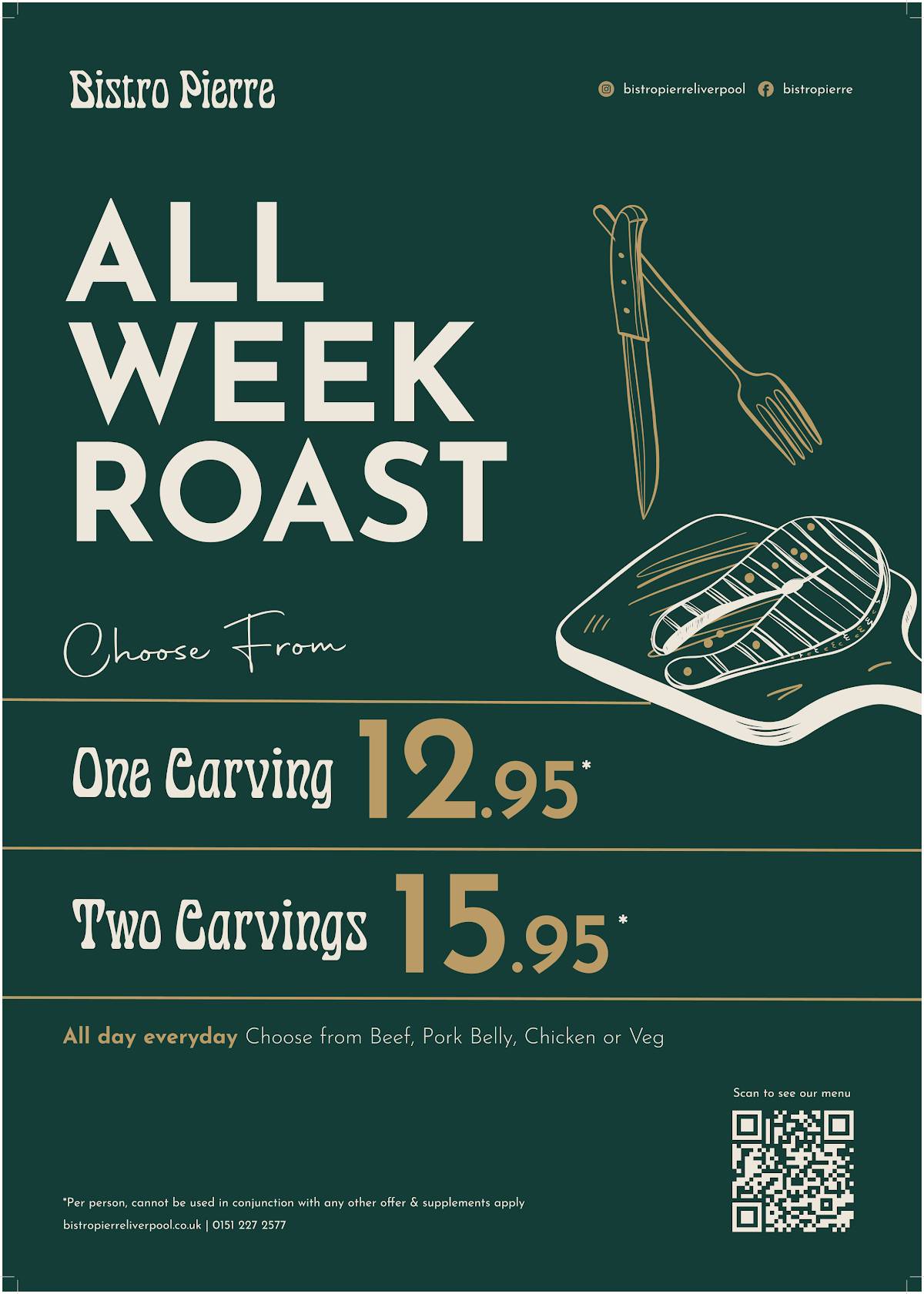 Menu at Bistro Pierre LIVERPOOL CAVERN QUARTER pub & bar, Liverpool, 14 ...
