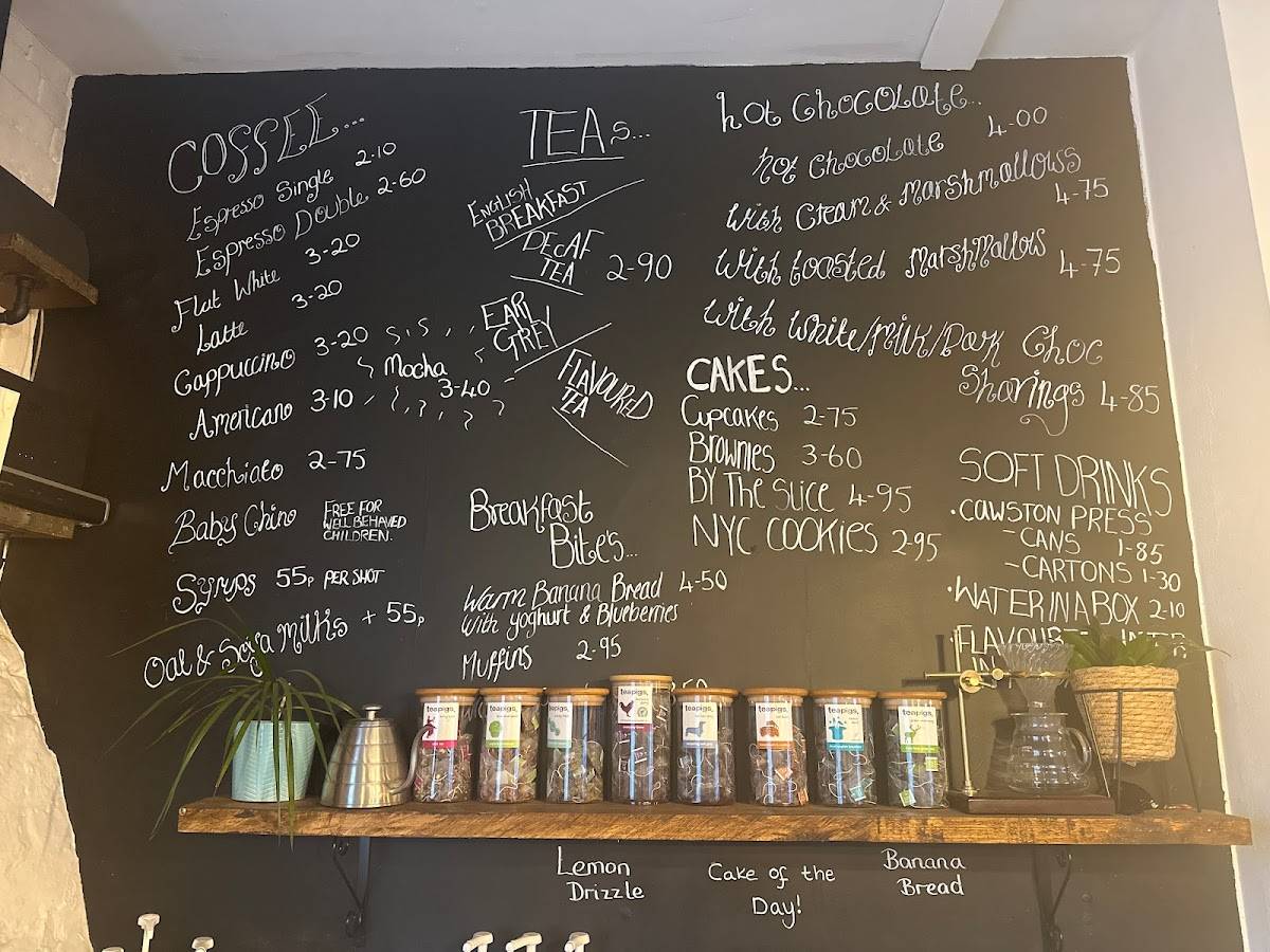 Menu at Black Dog coffee Co. --> Devizes cafe, Devizes