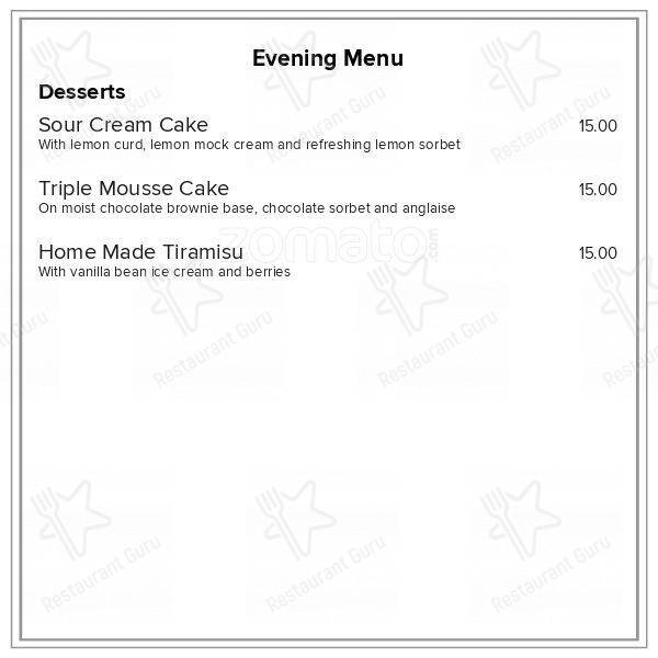 Menu at Black and White Cafe and Restaurant, Hawera