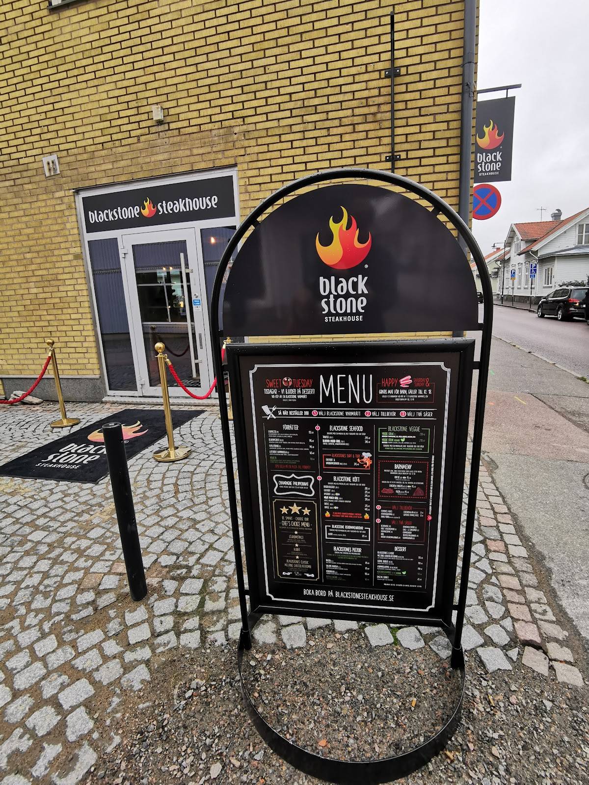 Menu at Blackstone Steakhouse Kungsbacka, Kungsbacka