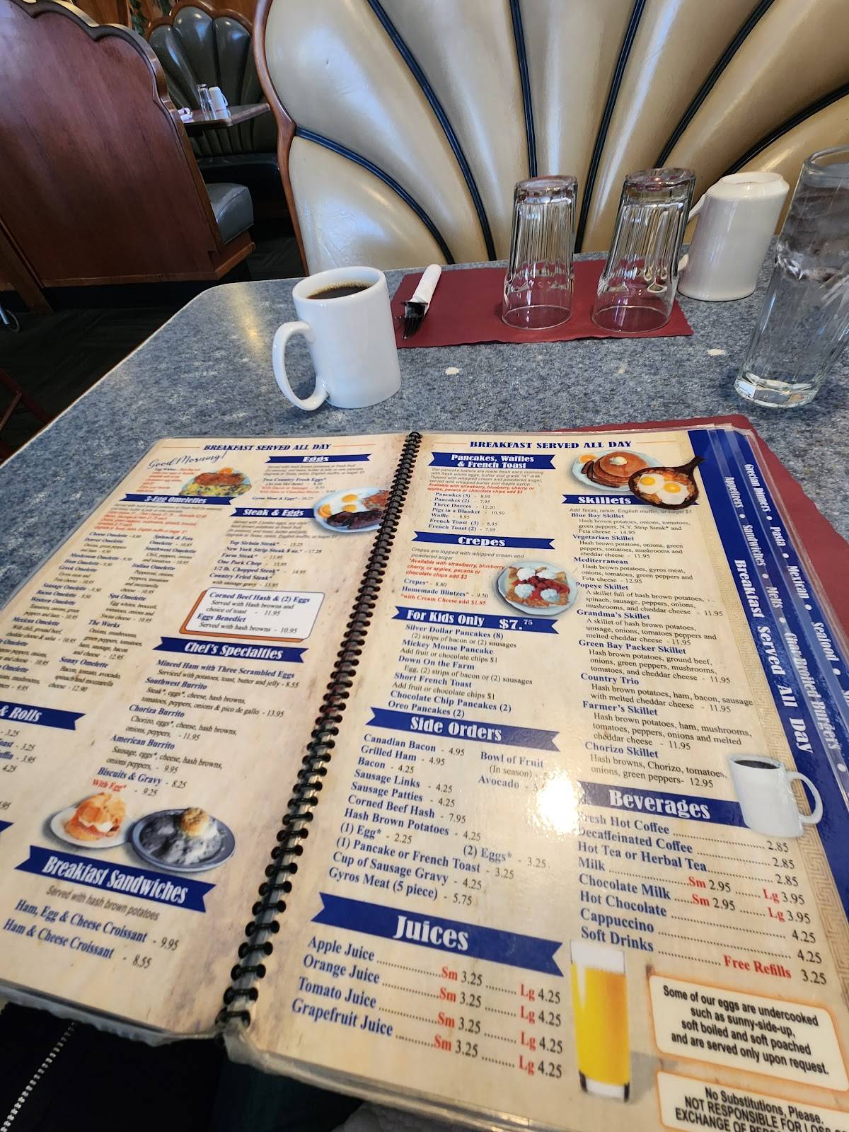 Menu at Blue Bay Restaurant, Mukwonago