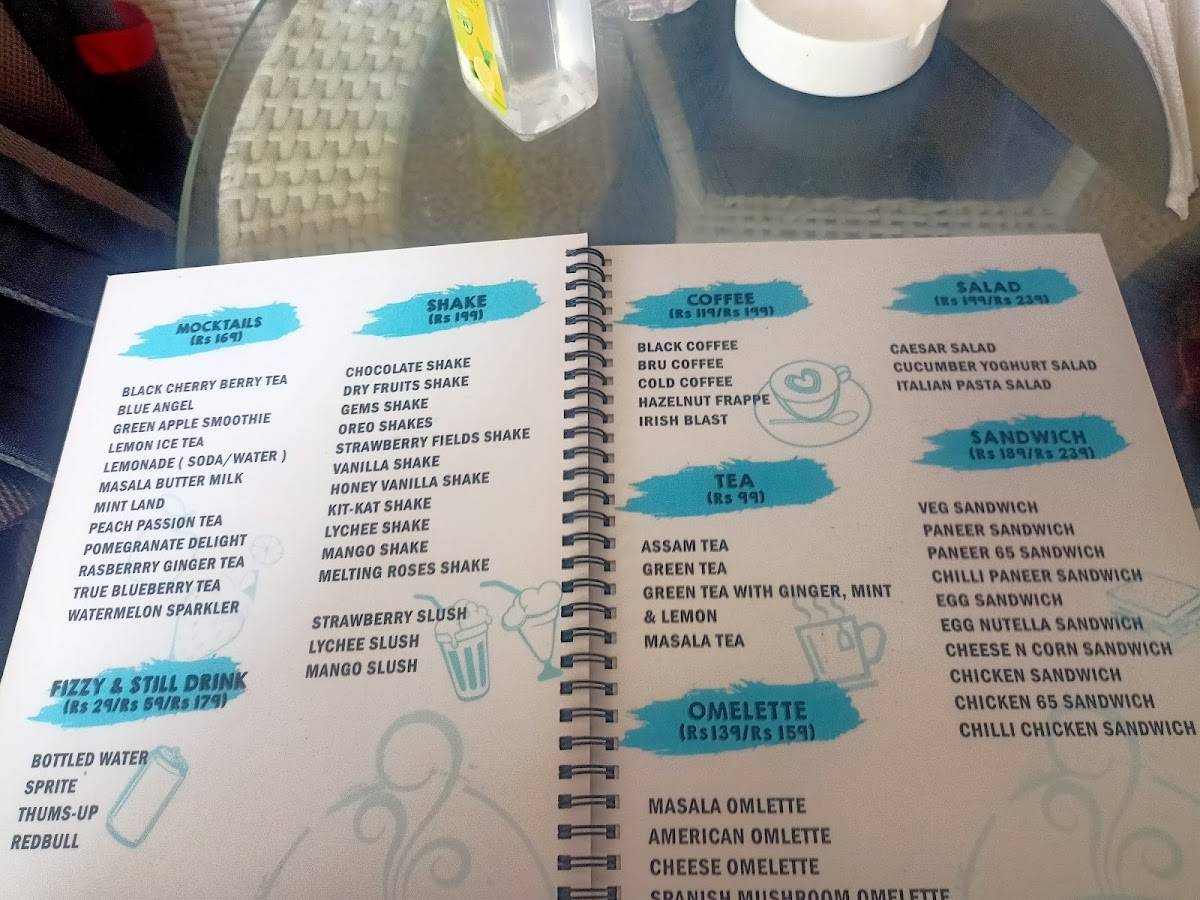 Menu at Blue Bottle Café, Hyderabad, Accord Bleu