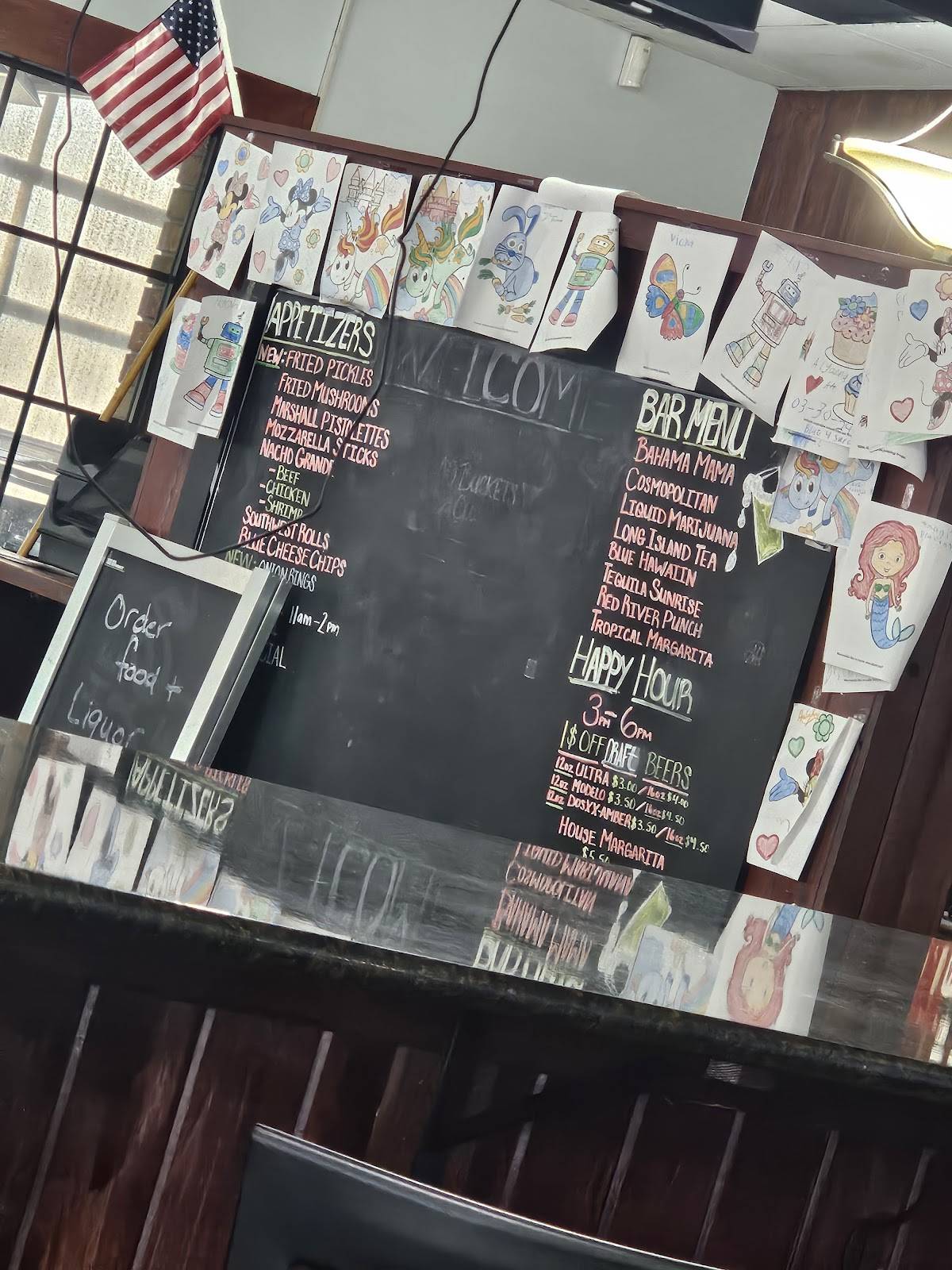 Menu at California Bar & Grill, Bossier City