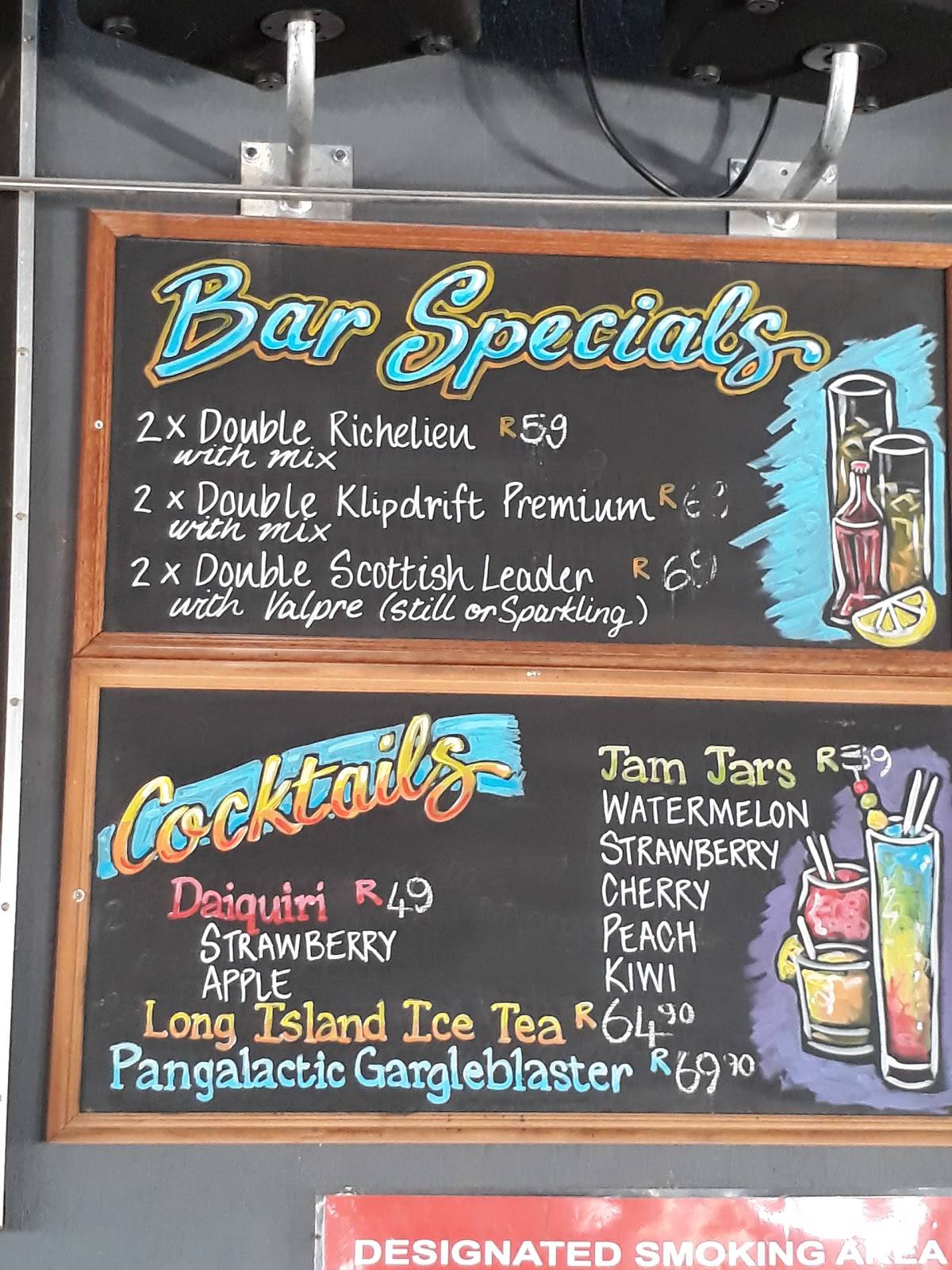 Menu at Bosvelder Pub & Restaurant, Centurion