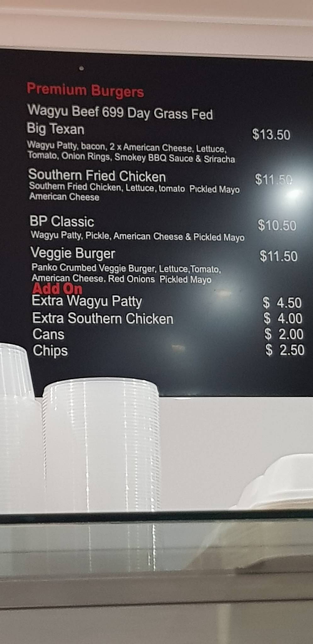 Menu at Brandon Park Fish & Chips fast food, Wheelers Hill