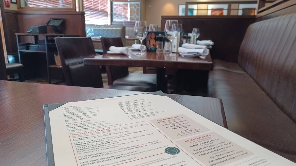 Menu at The Keg Steakhouse + Bar - Brantford, Brantford