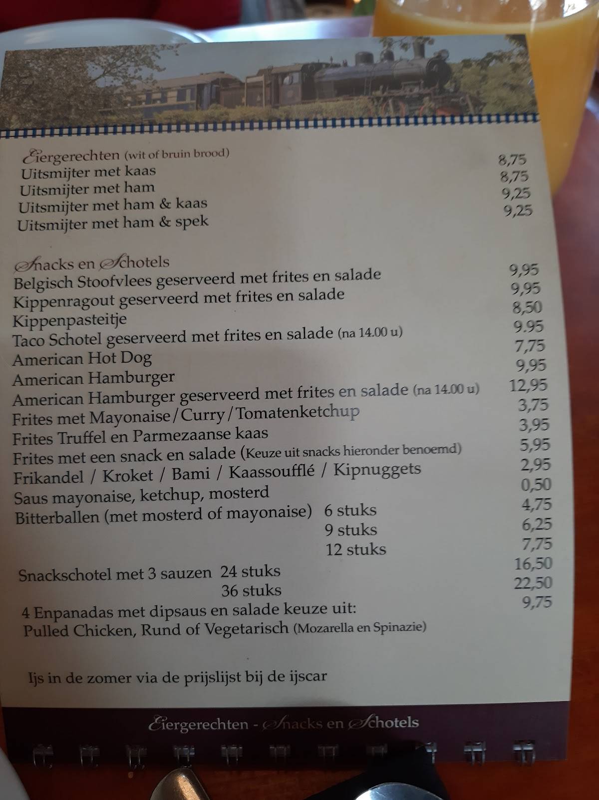 Speisekarte von Brasserie Perron 4, Simpelveld