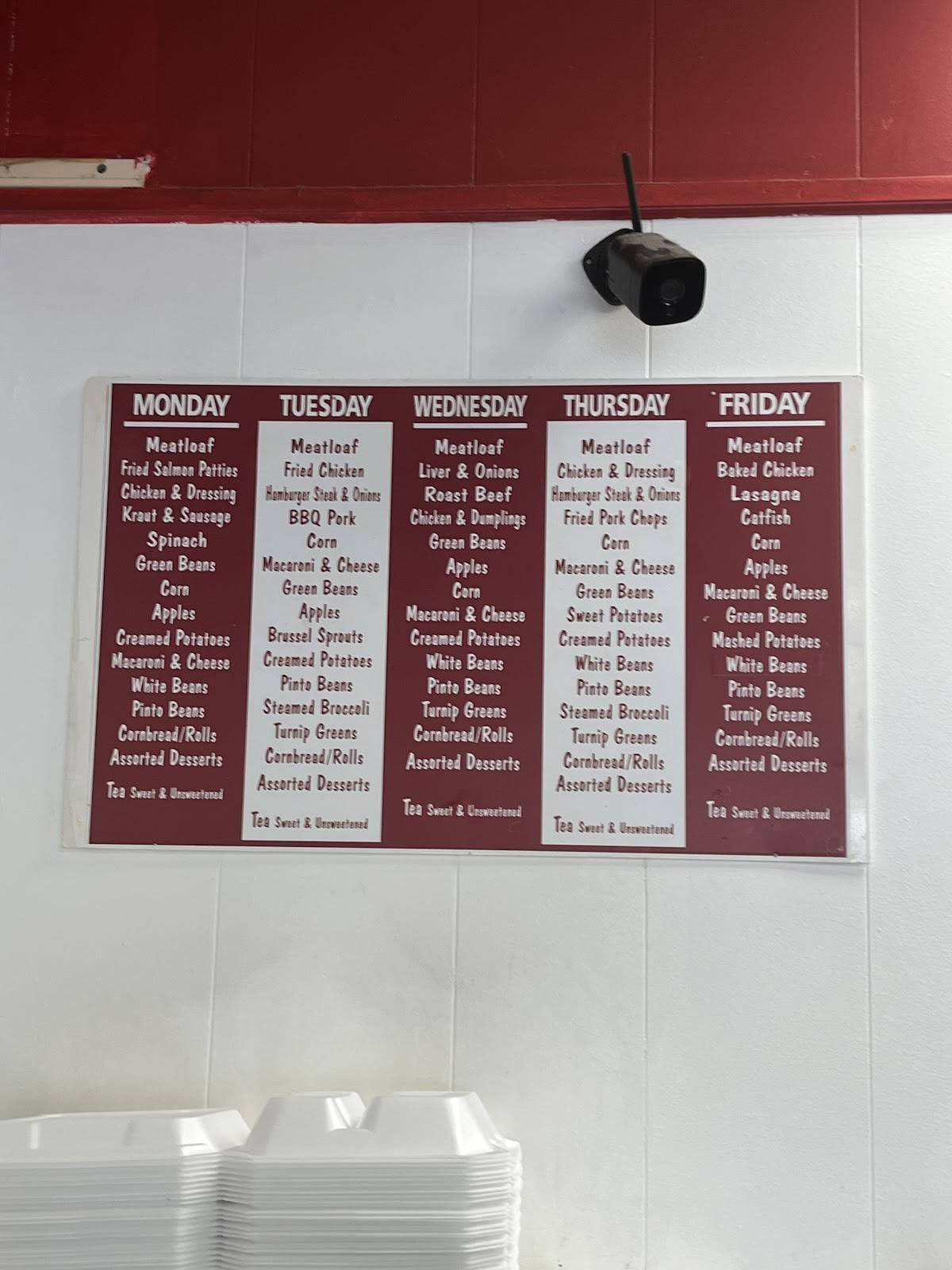 Menu at Breaking Bread restaurant, Smyrna