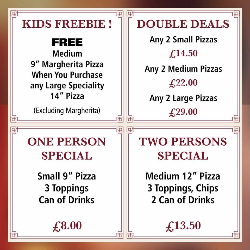 Menu at Bridge House Cafe restaurant, Chatteris